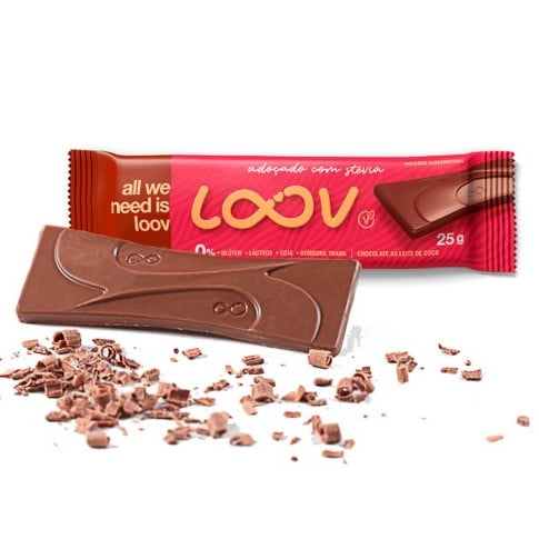 Chocolate Vegano Loov | Empório Manjericão