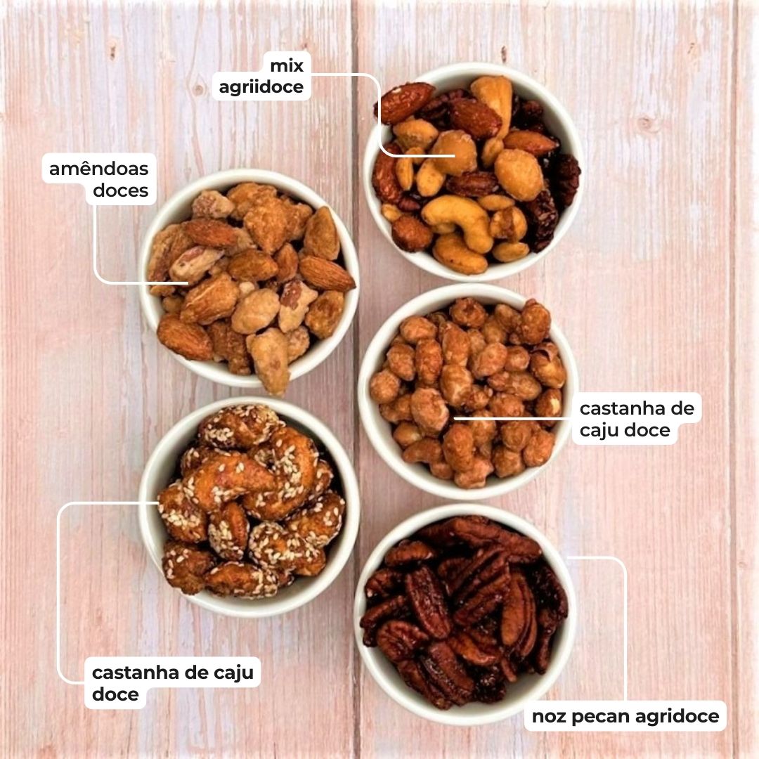 Combo de castanhas doces | Empório Manjericão