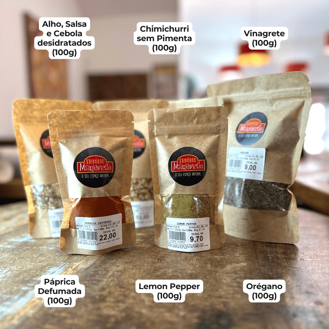 Temperos básico | Empório Manjericão